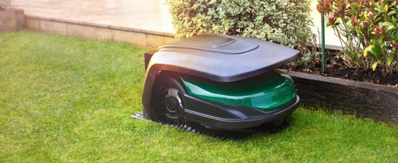 Robomow RK1000 inkl.Basstation 300 pegs och 225 m signalkabel - 1000kvm ...